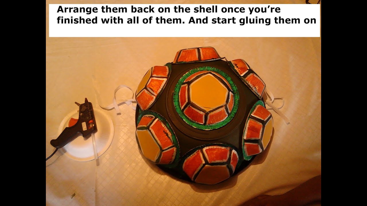 HALLOWEEN DIY TMNT SHELL FOR UNDER $10 - YouTube