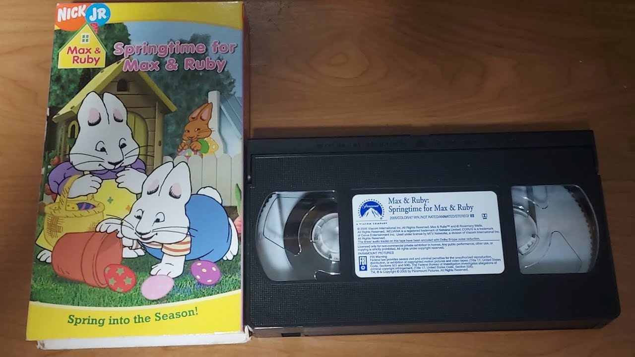 Closing Of Max & Ruby: Springtime For Max & Ruby VHS From 2005 - YouTube