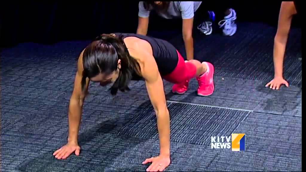 Insanity fitness demonstration in studio - YouTube