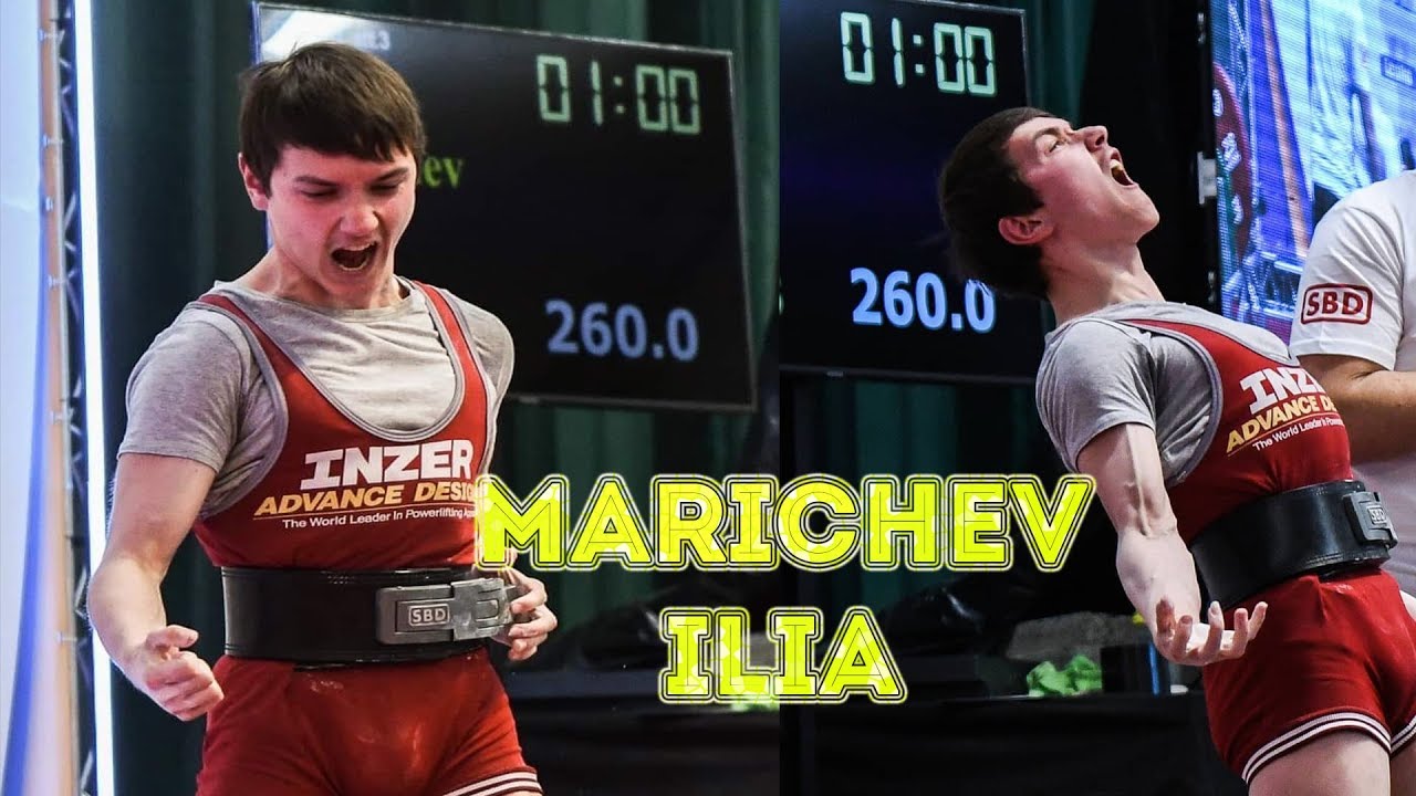 Marichev Ilia - 588,5kg 1st place @59kg European Men's Classic ...