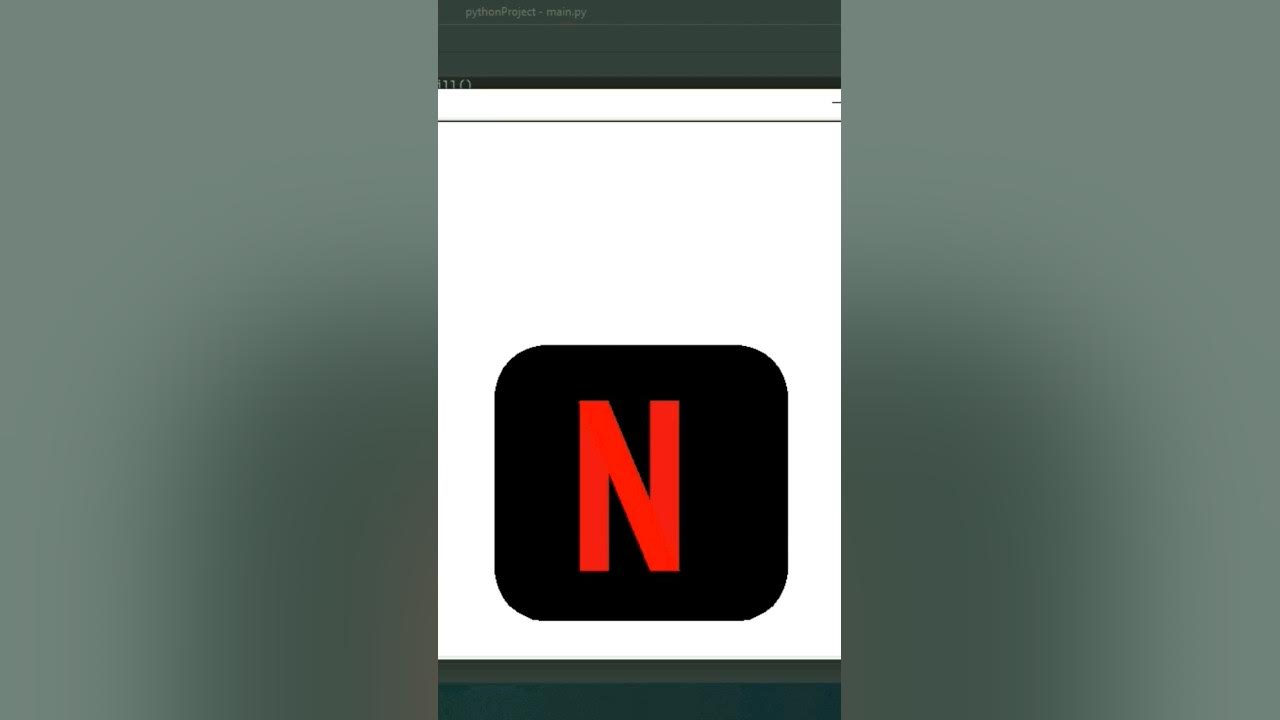 Draw Netflix Logo 😍 Using Python Turtle | #shorts #shortvideo #short #python #pythonturtle - YouTube