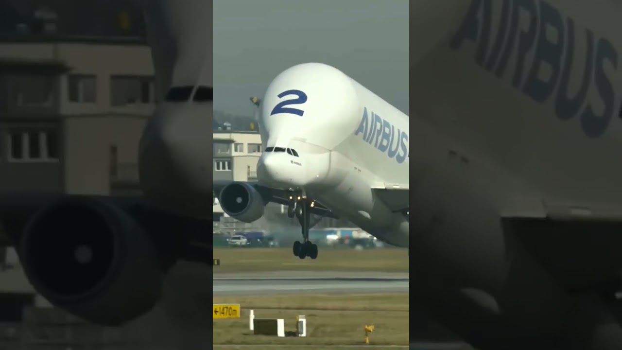 Airbus Beluga engines spooling up #shorts 😉 - YouTube