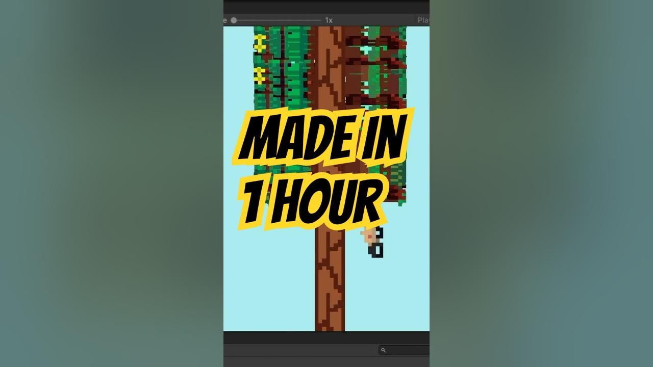 Making a GAME in 1 HOUR #gamedev #unity2d - YouTube