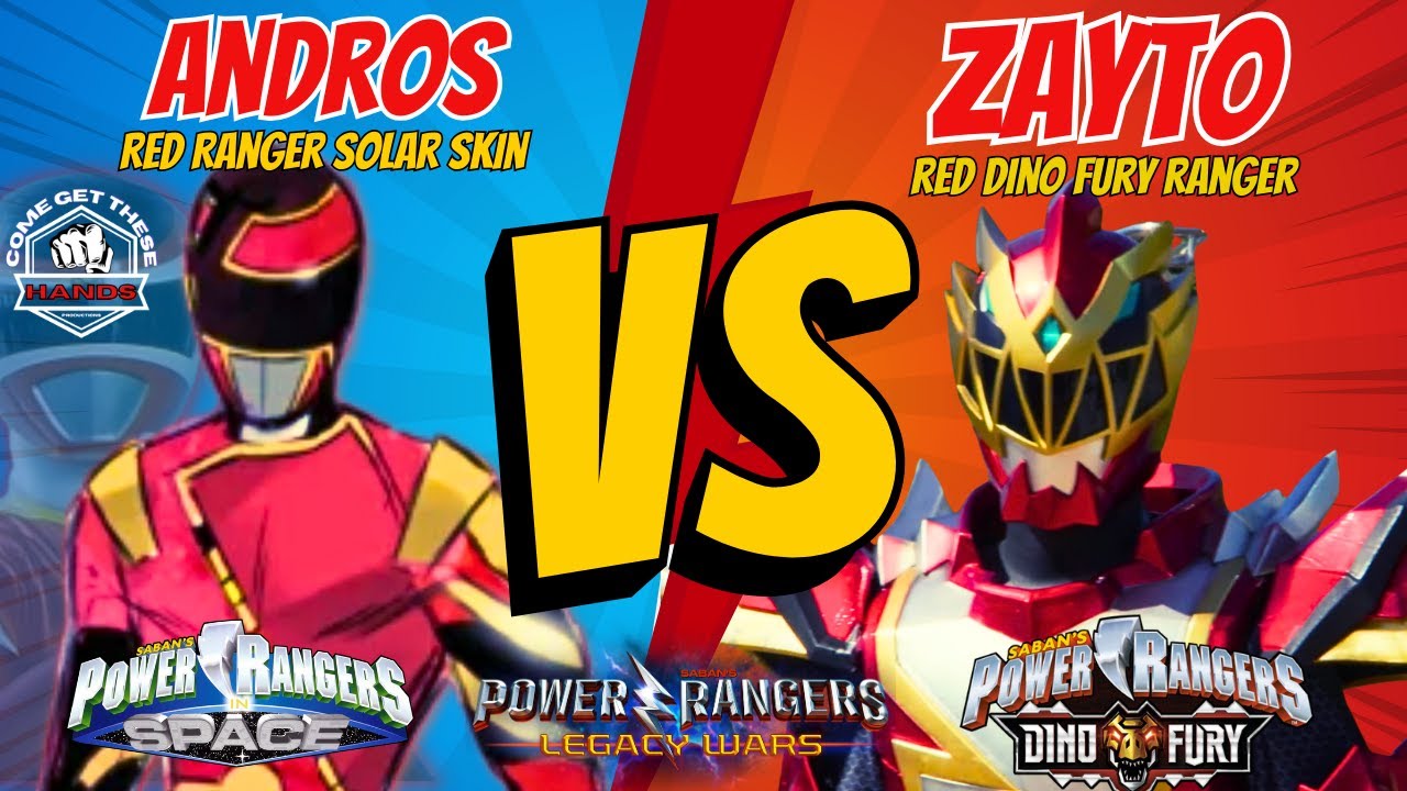 Andros Vs Zayto | Power Rangers Legacy Wars - YouTube