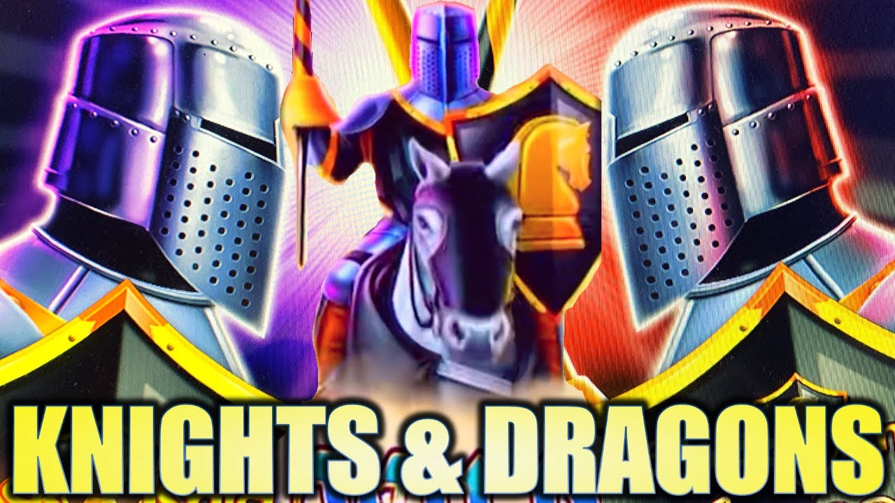 ★KNIGHTS & DRAGONS★ BLACK KNIGHT DIAMOND & NEW DRAGON LINK Slot Machine ...