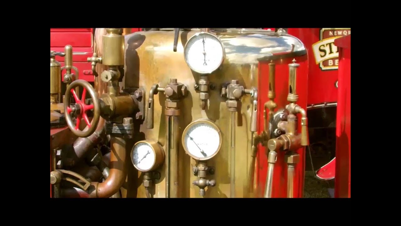Steam Powered Fire Engine Pump - YouTube