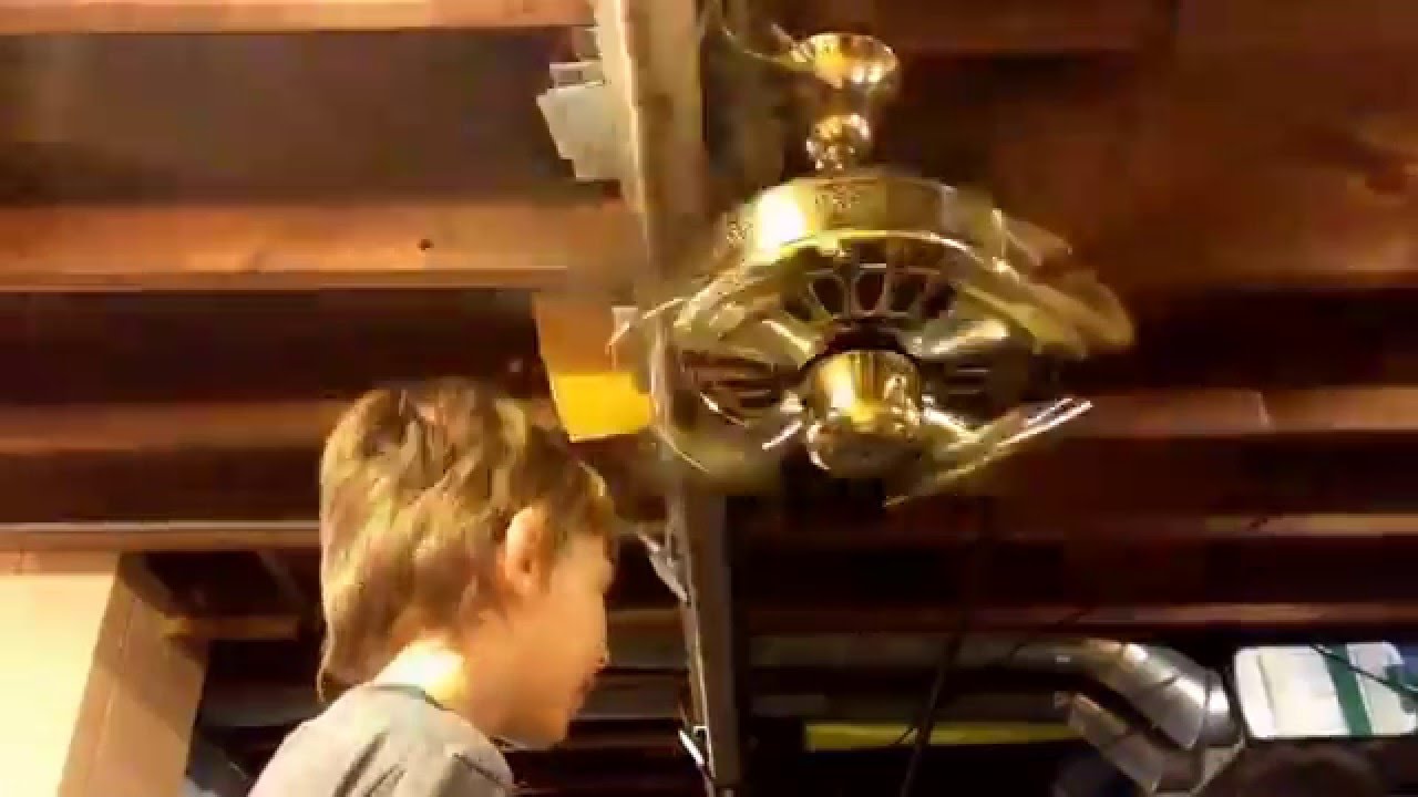 1970s Unknown 52" Cast-Iron Ge-Vent Ceiling Fan(Archive) - YouTube