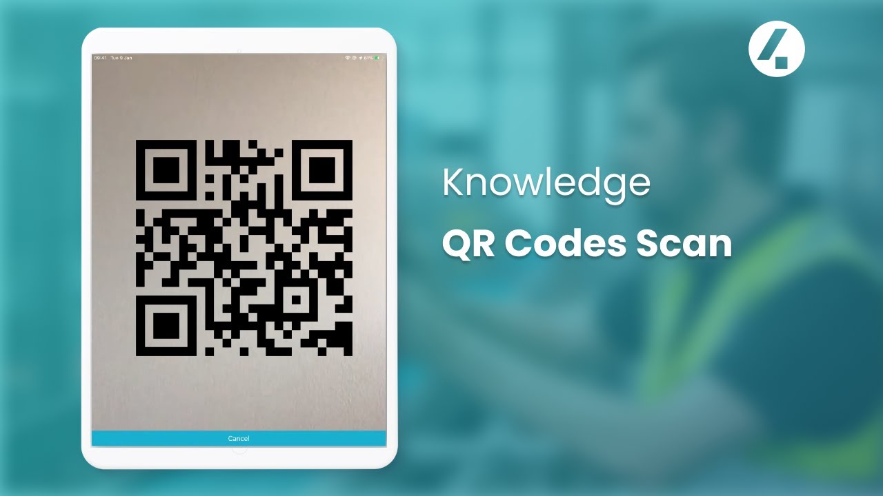 4Industry – Knowledge Management: QR code scan - YouTube