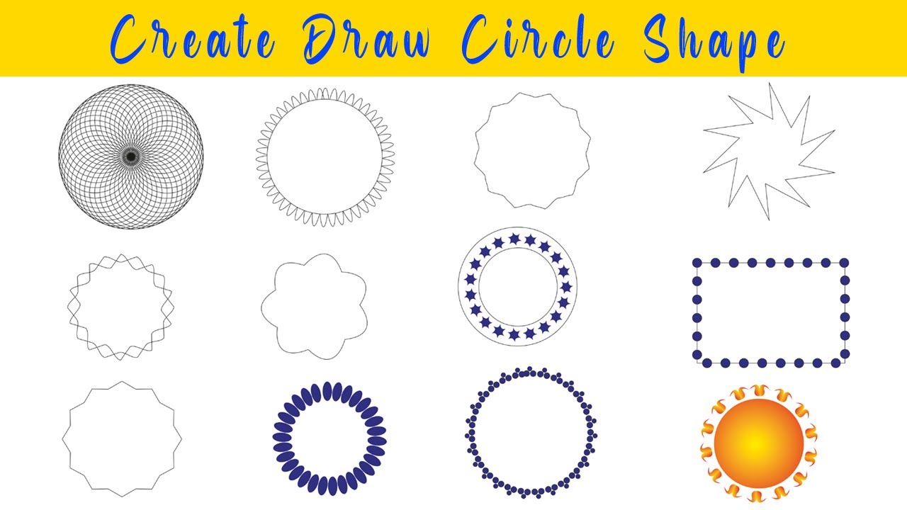 Create Draw Circle Shape In CorelDraw Tutorial Circle Design In Corel create-draw-circle-shape-in-coreldraw-tutorial-circle-design-in-corel