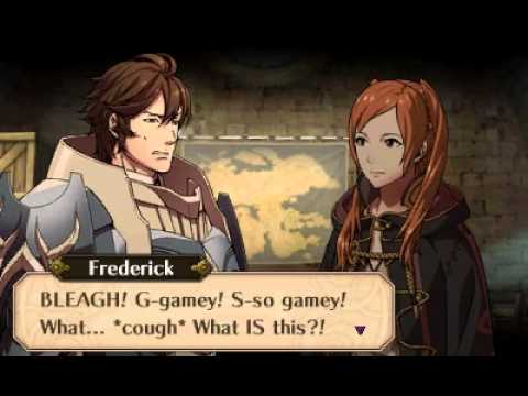 Fire Emblem: Awakening - Robin and Frederick support Funny Scene ...
