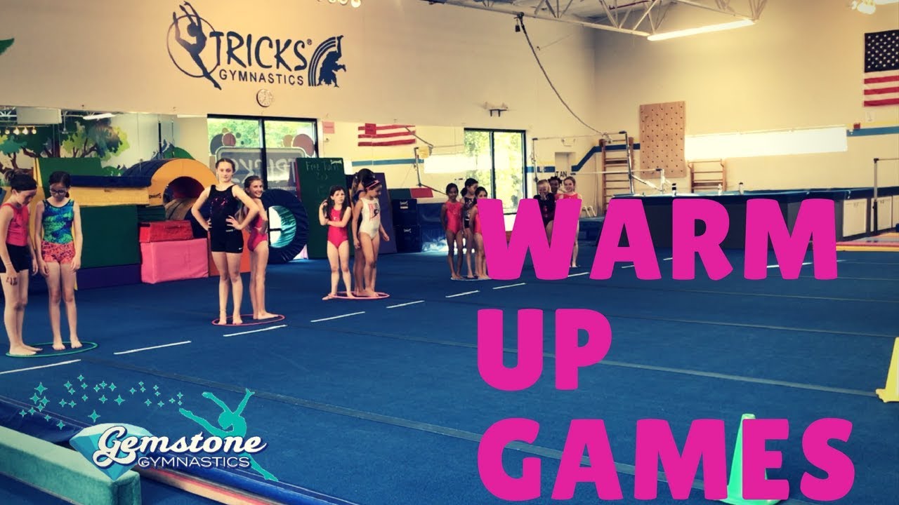 Gemstone Gymnastics 4 Easy Warm Up Games - YouTube