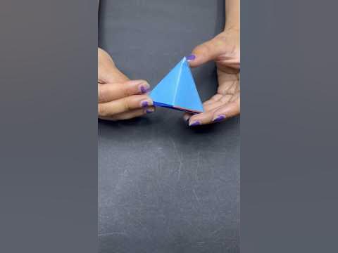 3D Triangle #paper #origami - YouTube