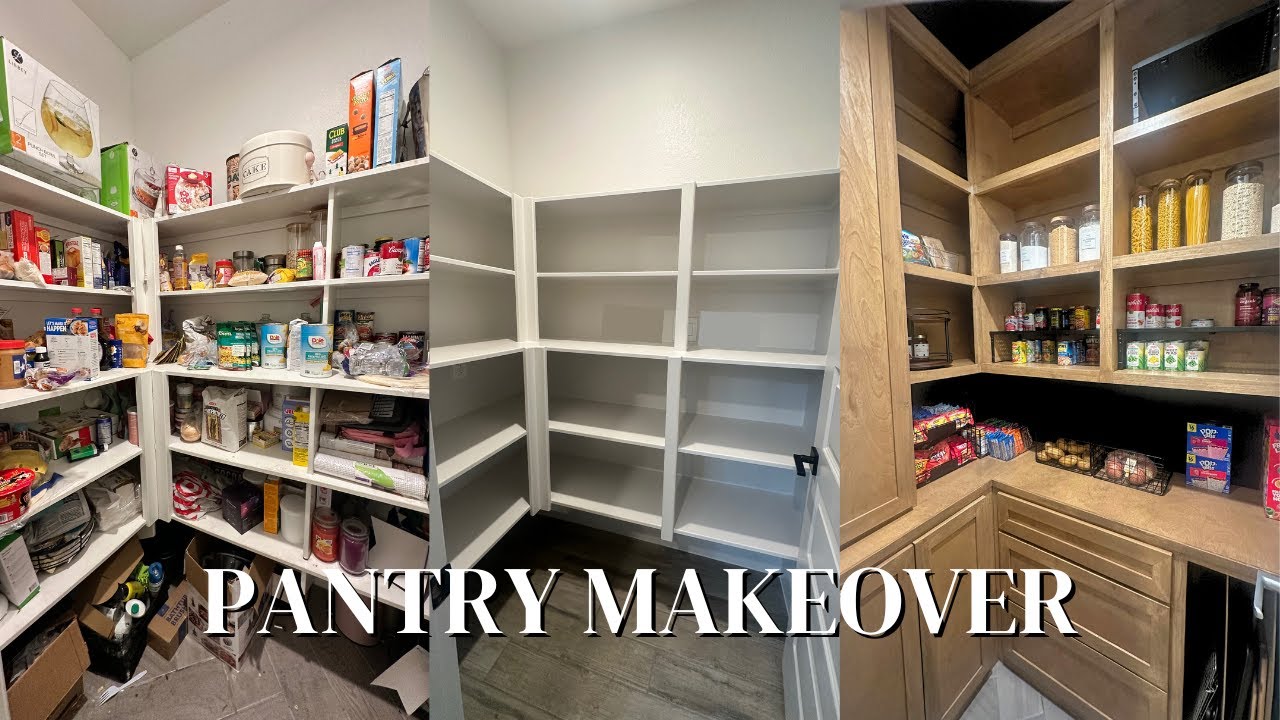 HOME UPDATE | The Pantry Makeover + Custom Kitchen Pantry Redesign ...