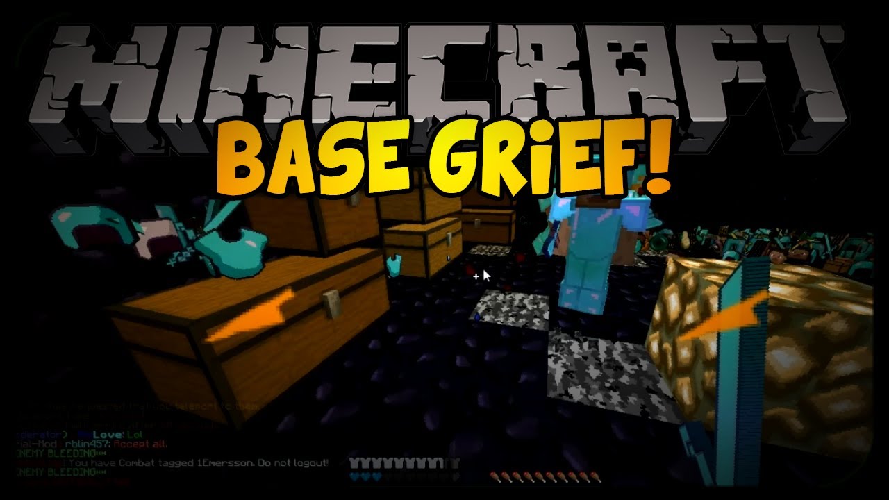 Minecraft Raid: Base Grief! (Raid FAIL) - YouTube
