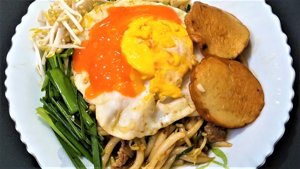 Stir Fried Short Noodles Recipe - លតឆារសជាតិឈ្ងុយឆ្ងាញ់ - YouTube