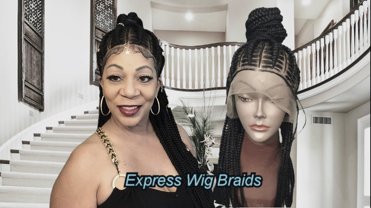 Most Realistic braid wig Express Wig Braids - YouTube