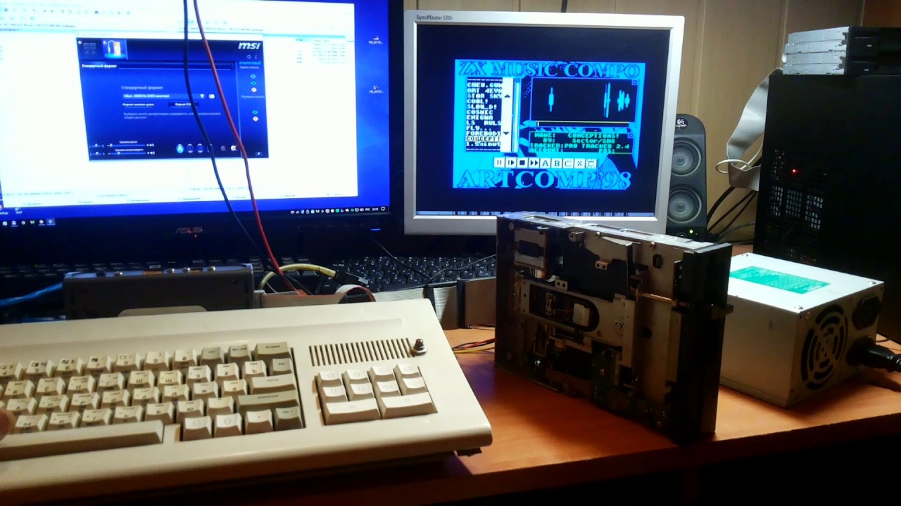 ZX Spectrum clone BYTE Brest Belarus (128k + AY + BDI) 1 - YouTube