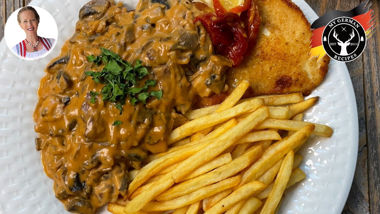 How to Make Hunter Sauce (Jaeger Sauce) for Hunter Schnitzel MyGerman ...
