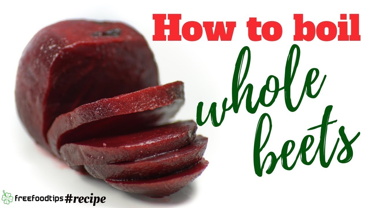 How to boil beets whole - YouTube