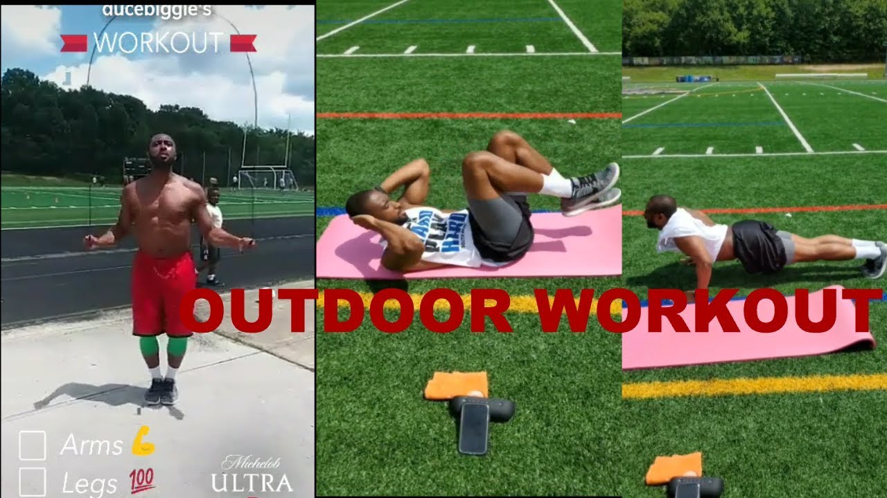 OUTDOOR WORKOUT FOR BEGINNERS - YouTube