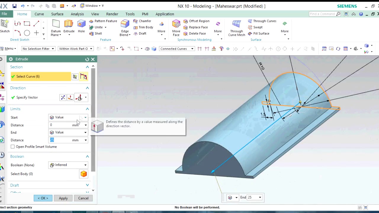 Water pump housing by using Siemens Nx software - YouTube