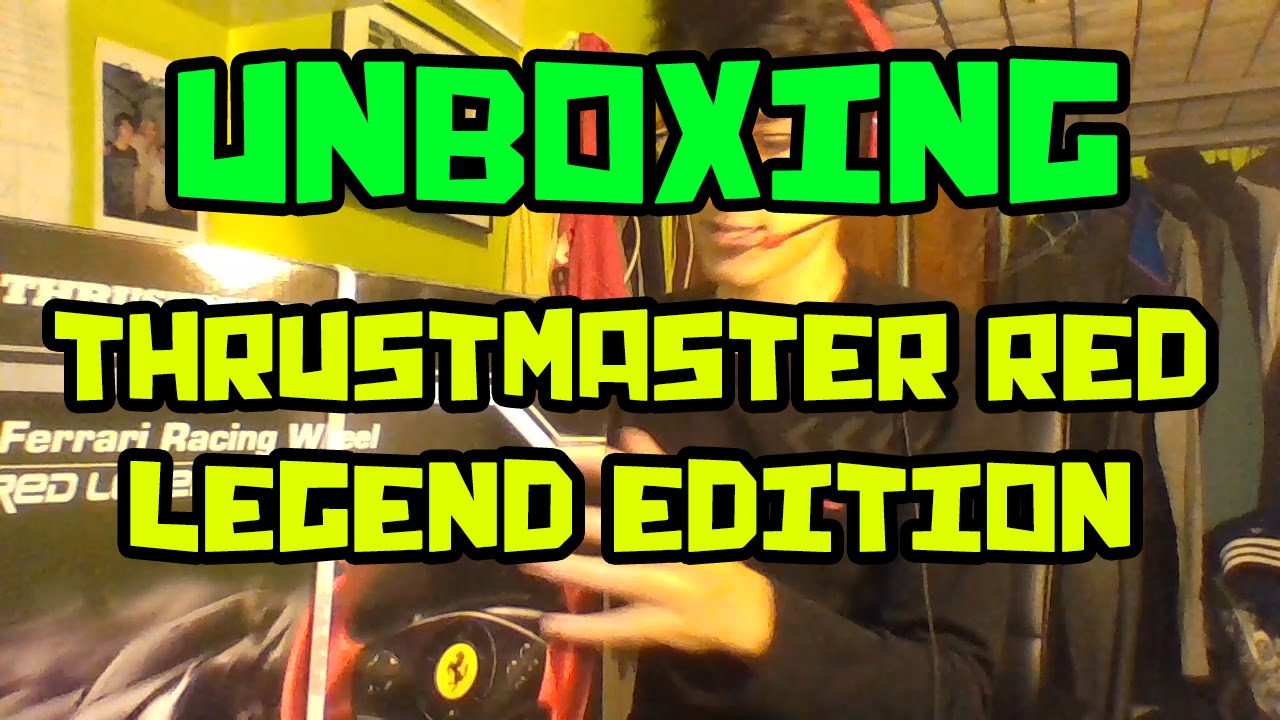 UNBOXING | THRUSTMASTER RED LEGEND EDITION - YouTube