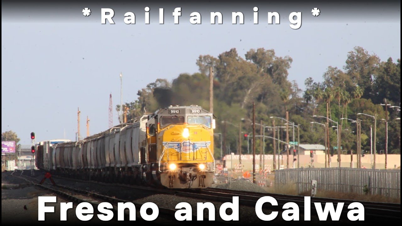 Railfanning Fresno and Calwa Ft. Fun Trains 5/3/25 - YouTube