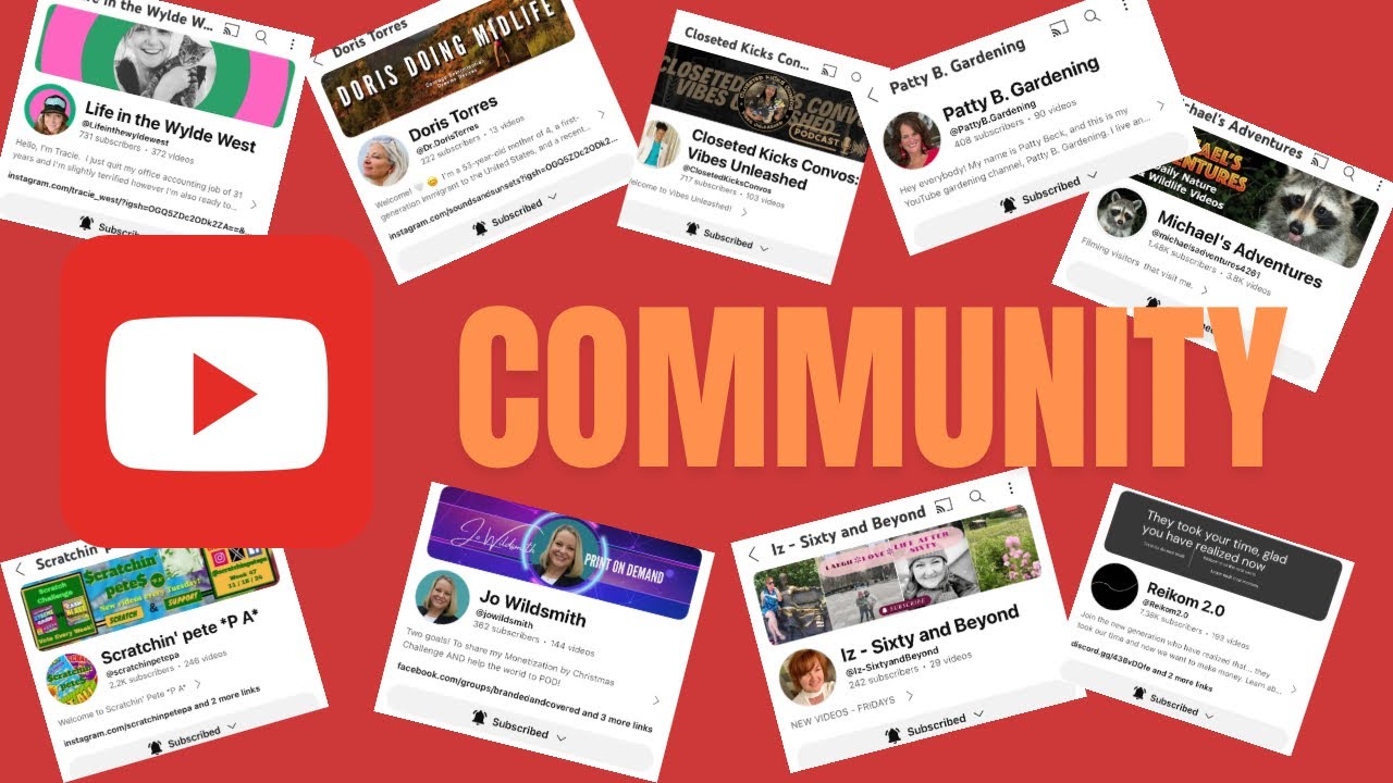 Building A YT Community Is An Important Step In Growing You & Your ...