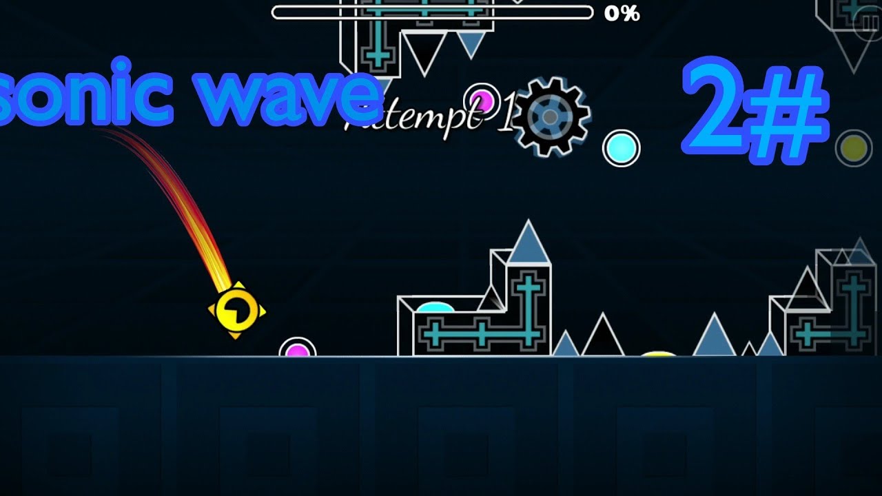 gameplay extreme demon sonic wave |geometry dash 2# - YouTube