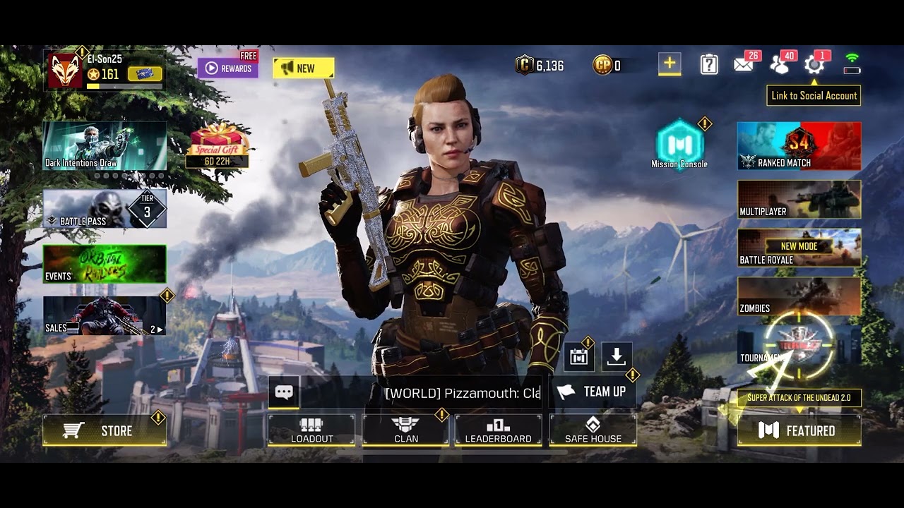 Call Of Duty Mobile BATTERY EMERALDINE - YouTube