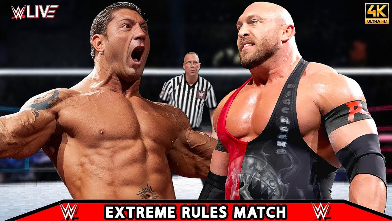 Batista vs Ryback | No Holds Barred Match |THE GREAT AMERICAN BASH 2025 ...