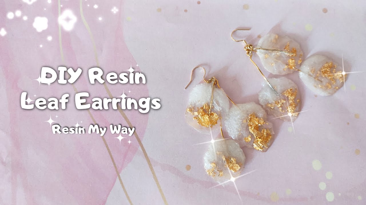 DIY Resin Earrings Without Mold | Step By Step Resin Tutorial - YouTube
