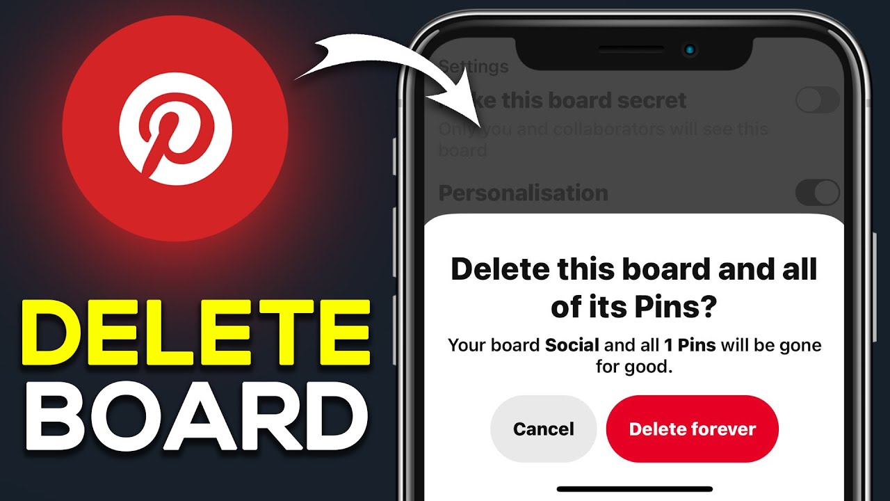 How To Delete Board On Pinterest - Easy Guide - YouTube