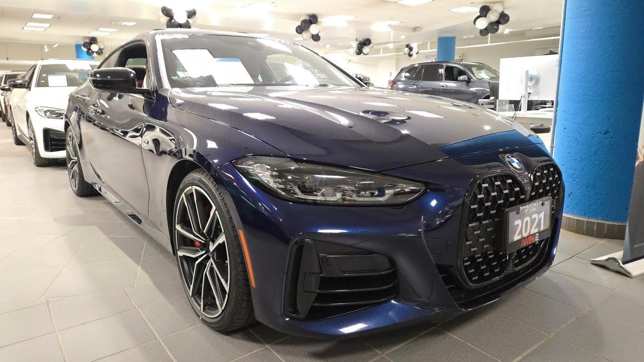 2021 BMW M440i Coupe in Tanzanite Blue Metallic - YouTube