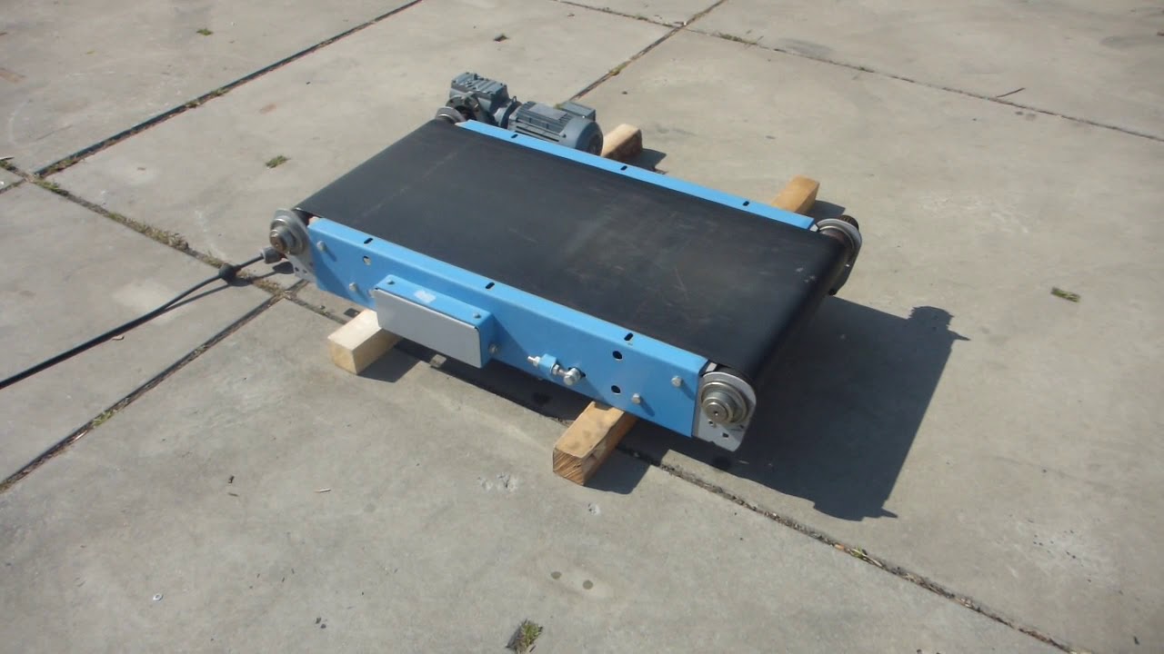 Van der Lande industries transportband system - YouTube