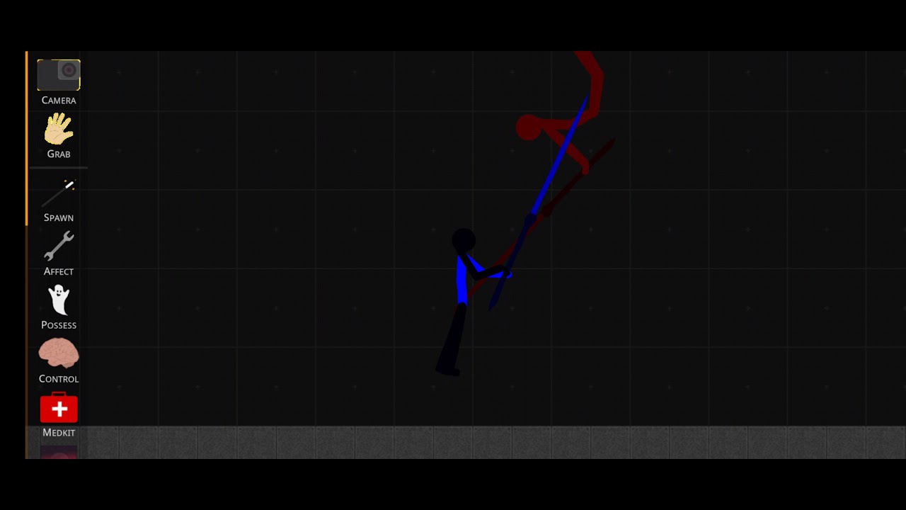 dark blue vs dark red stickman ragdoll playground - YouTube