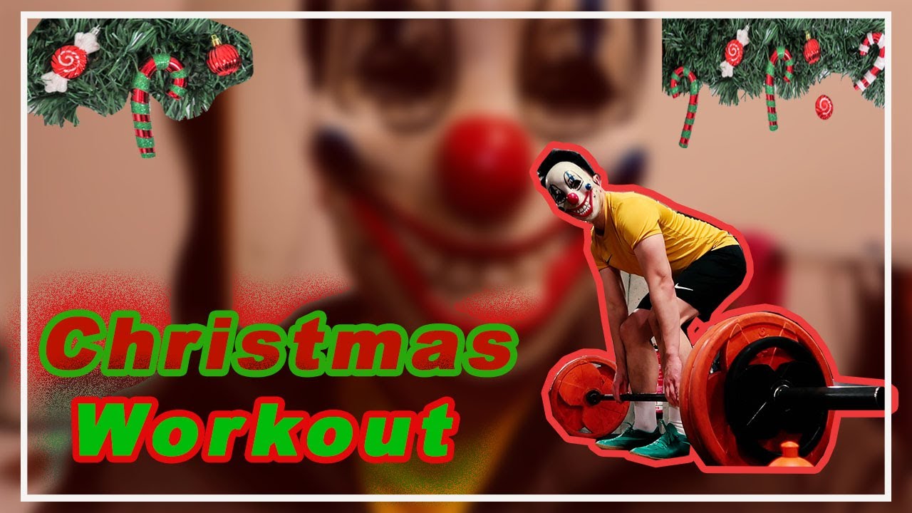 A Clown doing workout on Christmas! - YouTube