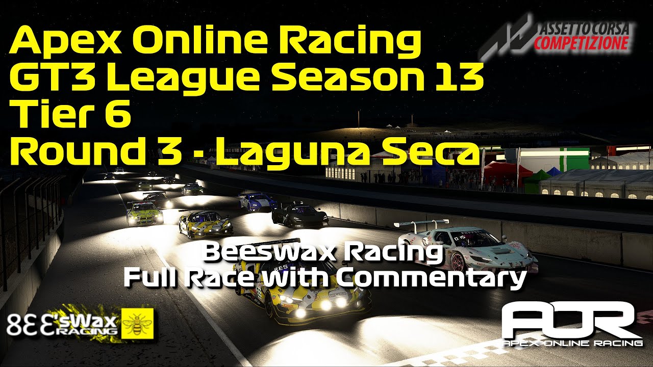 Full Race with Commentary - Apex Online Racing - ACC GT3 - Season 13 ...