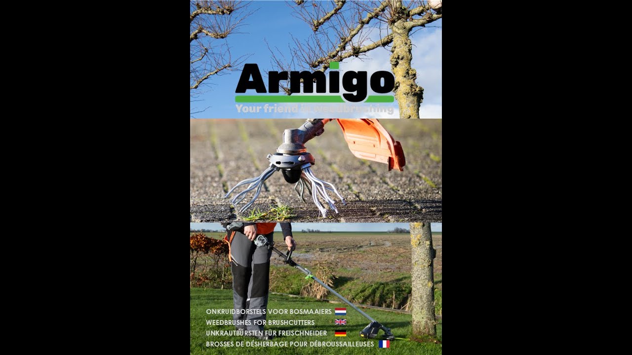 ARMIGO Onkruidborstel / Weed Brush - YouTube