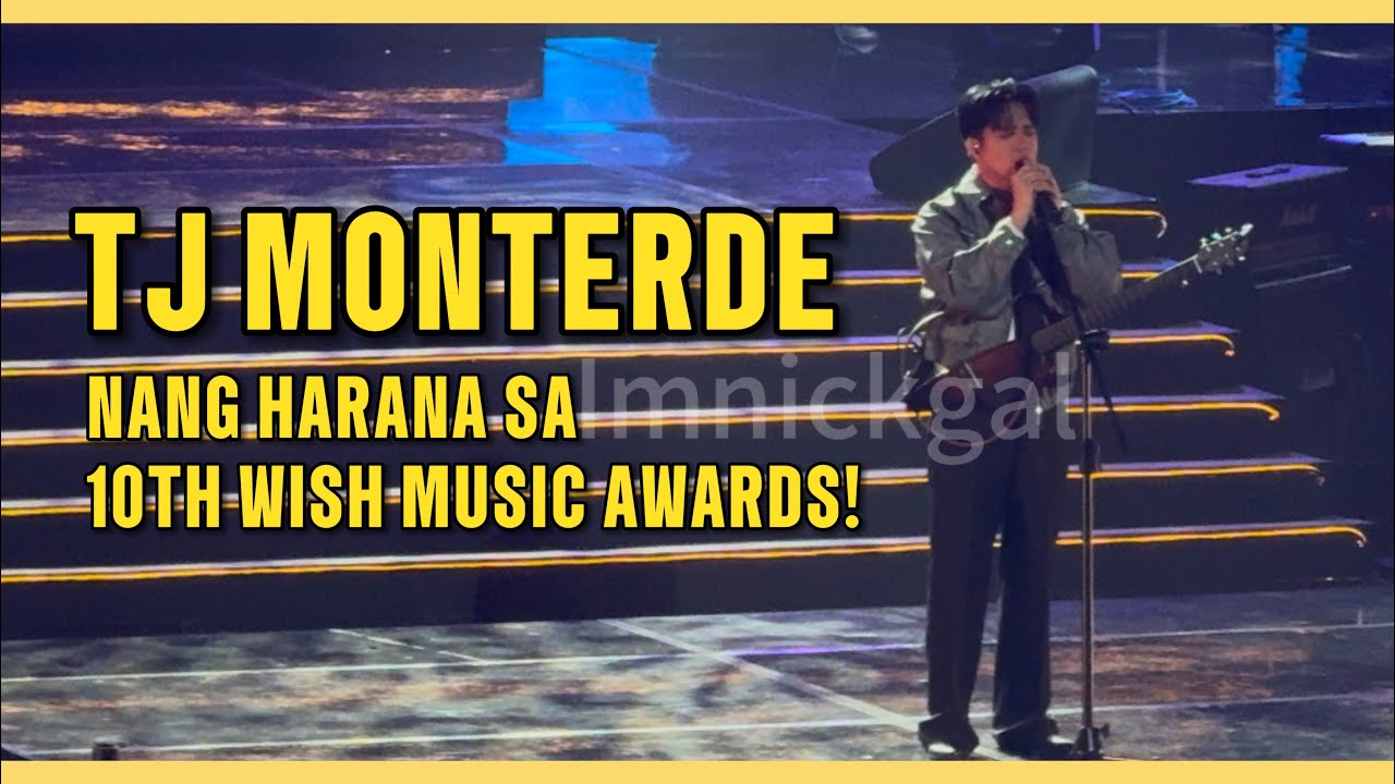 TJ MONTERDE PERFORMS PALAGI @ #10thwishmusicawards #tjmonterde #palagi ...