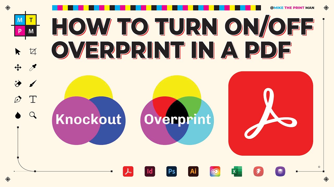 How to Turn Overprint On/Off Quickly in Adobe Acrobat Pro - YouTube