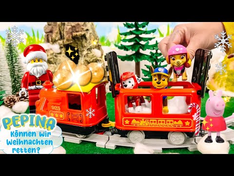 🎄🎅🏻 PAW PATROL, PEPPA & PEPINA retten WEIHNACHTEN 🌟🐾 Finden wir alle Energiebälle? 🔍✨