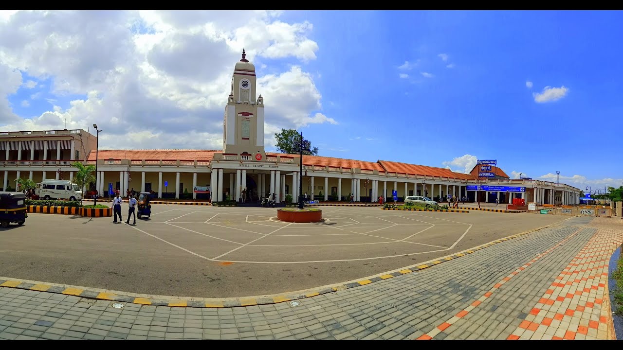Mysore Railway Station - YouTube