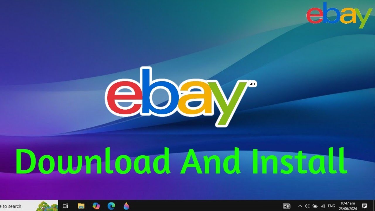 How To Download Ebay on Laptop or Pc - YouTube