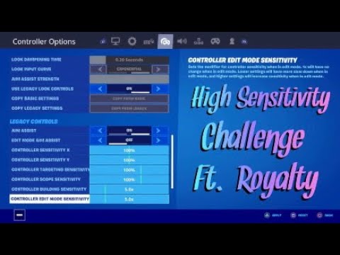 Playing FORTNITE With Max Sensitivity (FUNNY) 😂 - YouTube