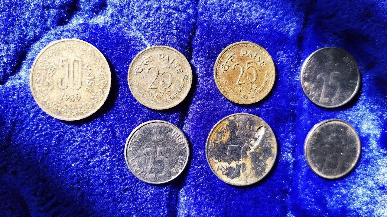 MOST VALUABLE UNIQUE COINS OF 25 PAISE | OLD COINS - YouTube