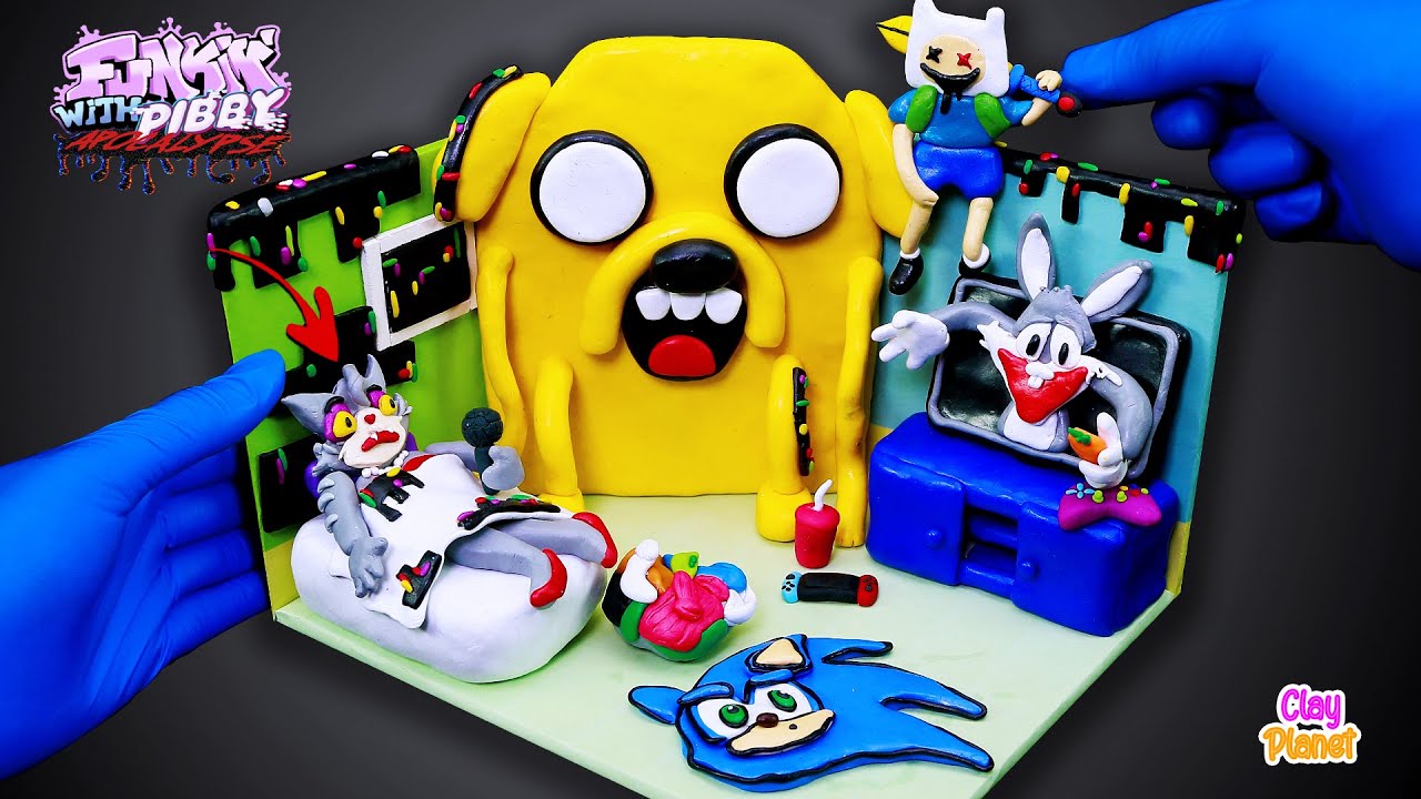 FNF Making Corrupted Jake & Finn's Room FNF Pibby Mod - CN Takeover ...