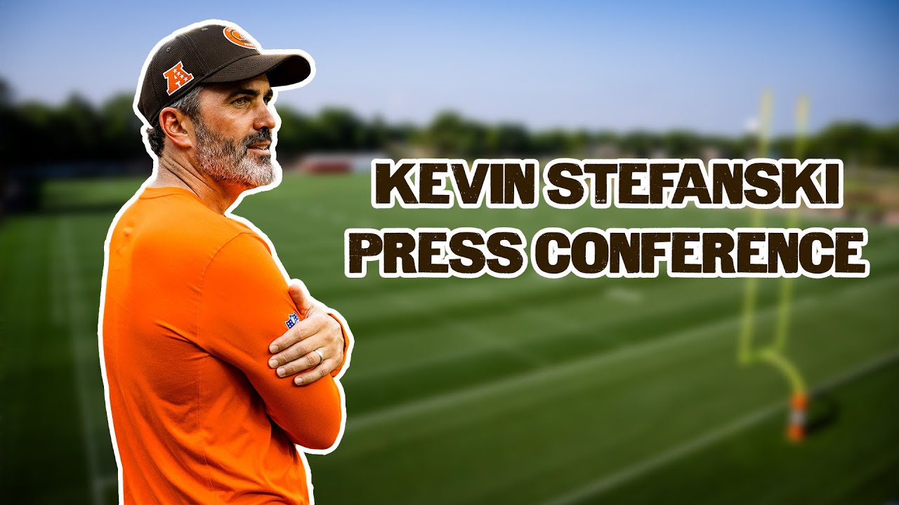 Kevin Stefanski | Press Conference - YouTube