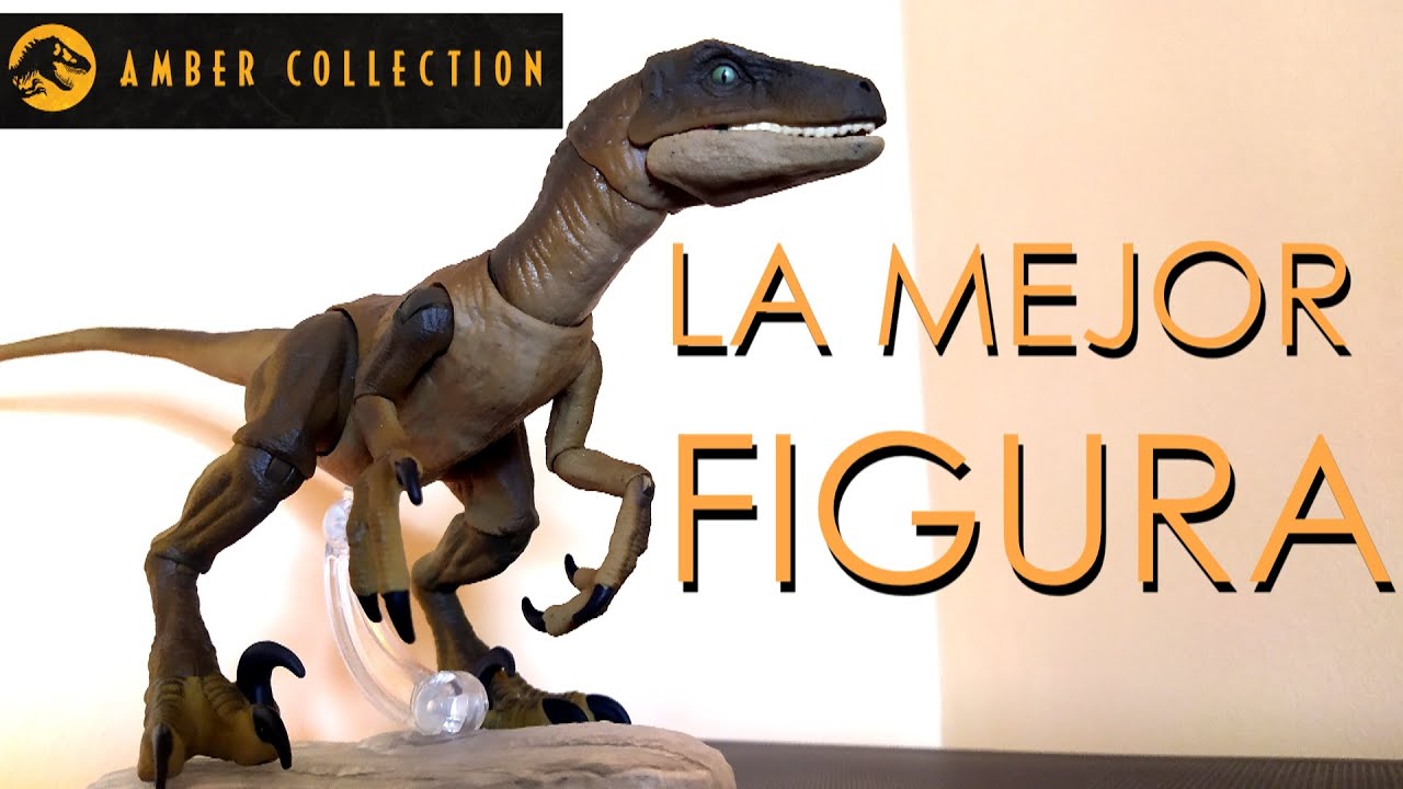 El Mejor VELOCIRAPTOR de Jurassic Park | Amber Colection Mattel - YouTube