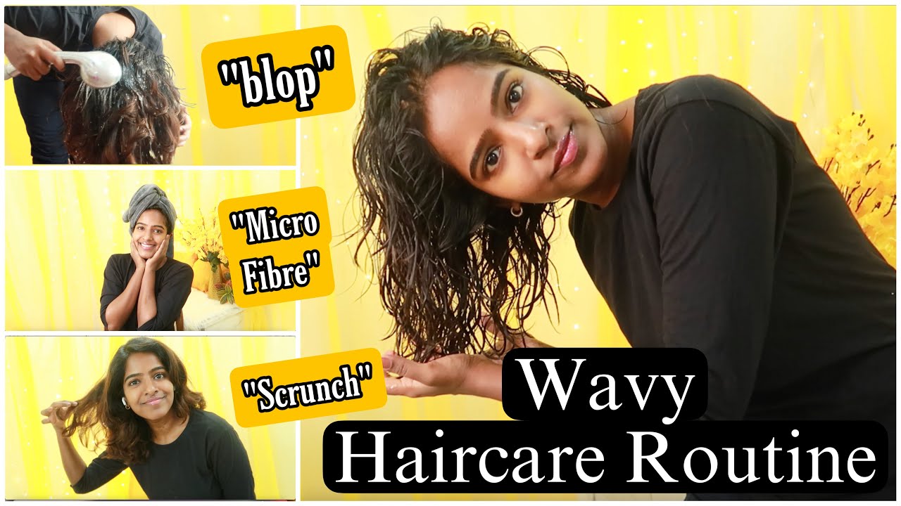 My current haircare routine for Natural Wavy Hair & to control hairfall ...